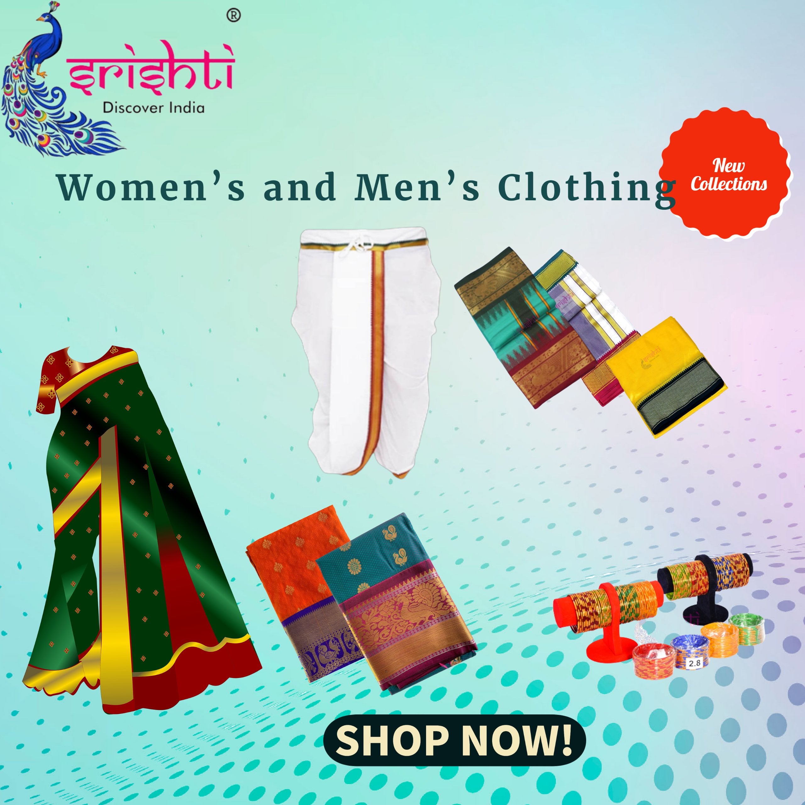 Pooja Clothes Blouse Dhoti Saree Australia and New Zealand – Srishti