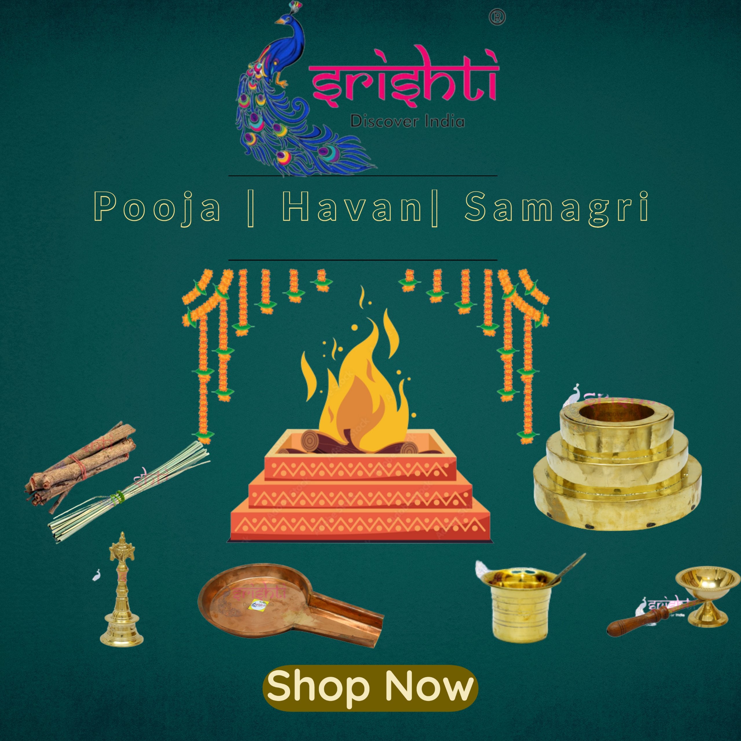 Shop Pooja Items | Pooja Samagri Products Online Srishti Australia
