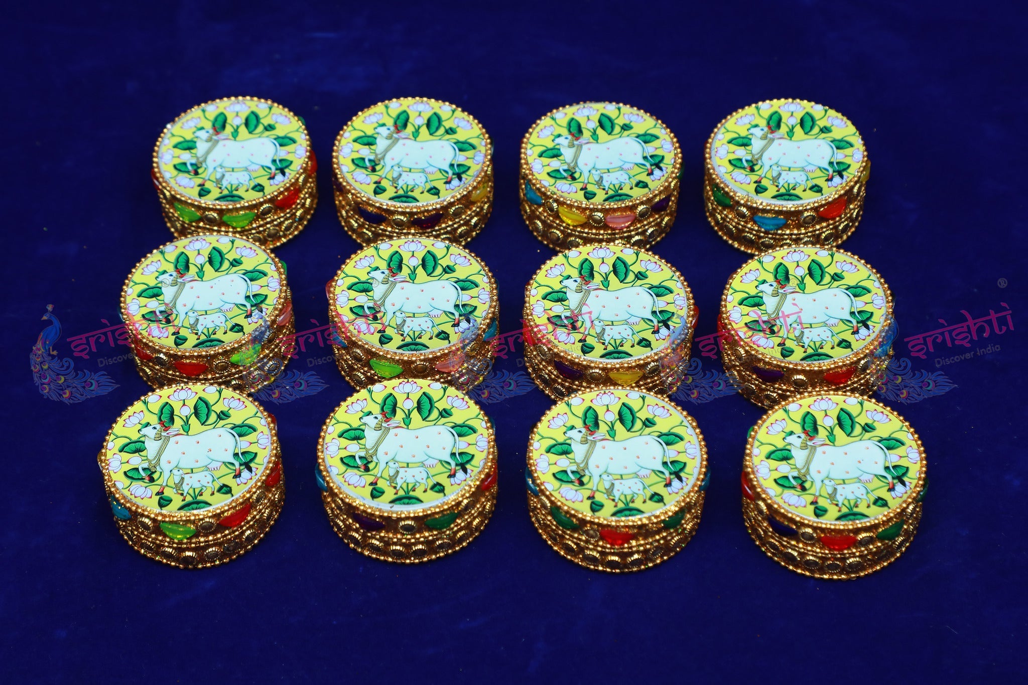 Designer Kumkum Container (Pack Of 12) – Srishti